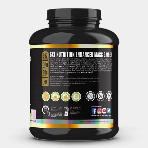 5XL Gain | High Calorie Weight & Muscle Gain Formula | 3kg - The 5xl ...